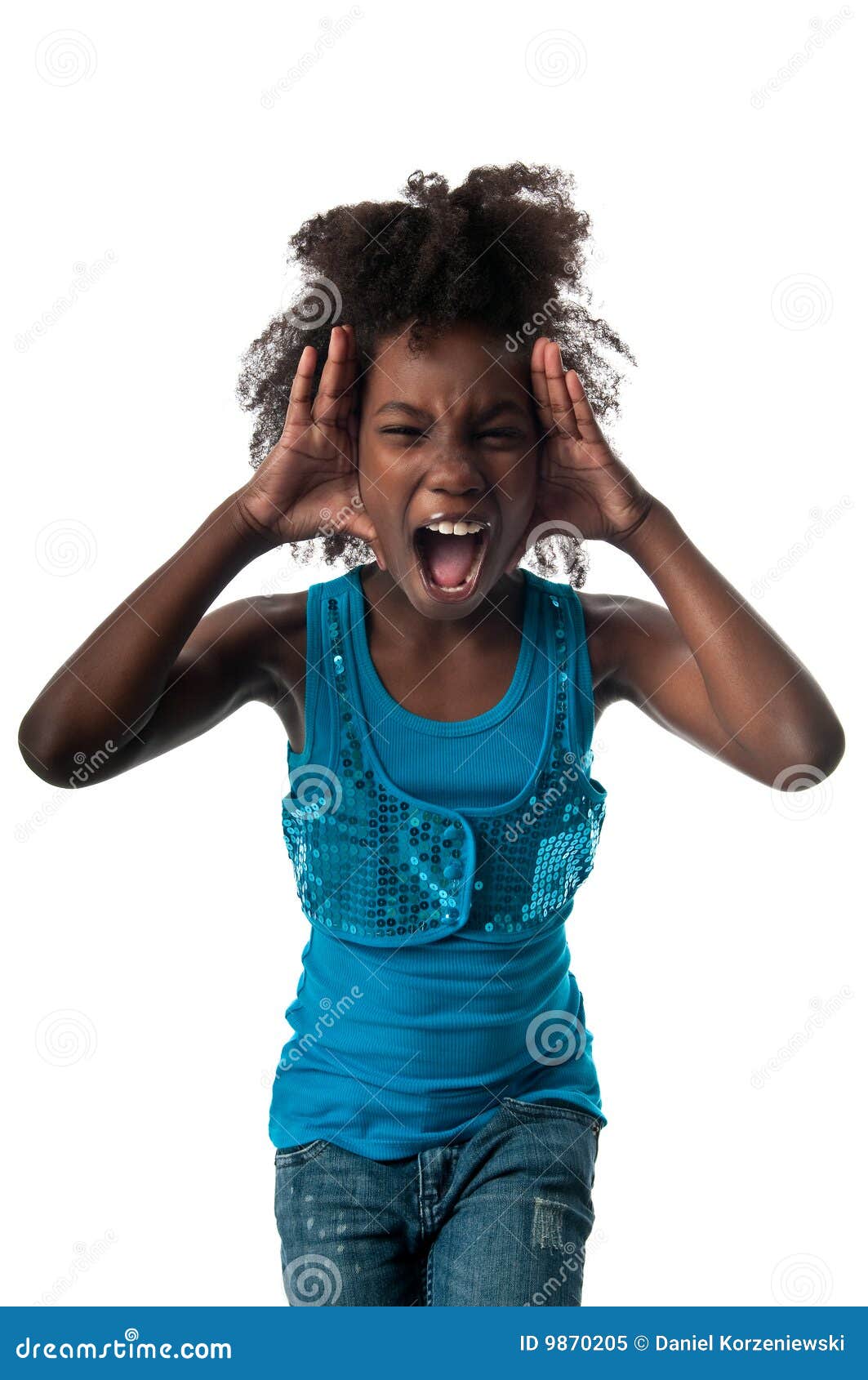 Screaming loud stock image. Image of cute, expression - 9870205