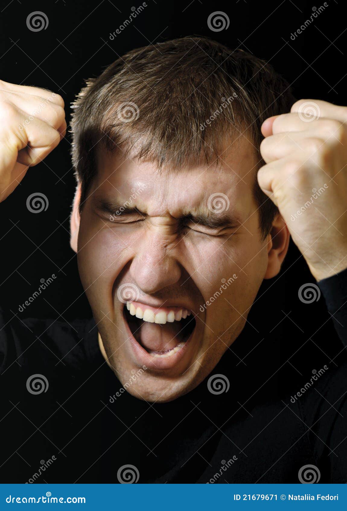 Screaming men stock image. Image of focus, worried, young - 21679671