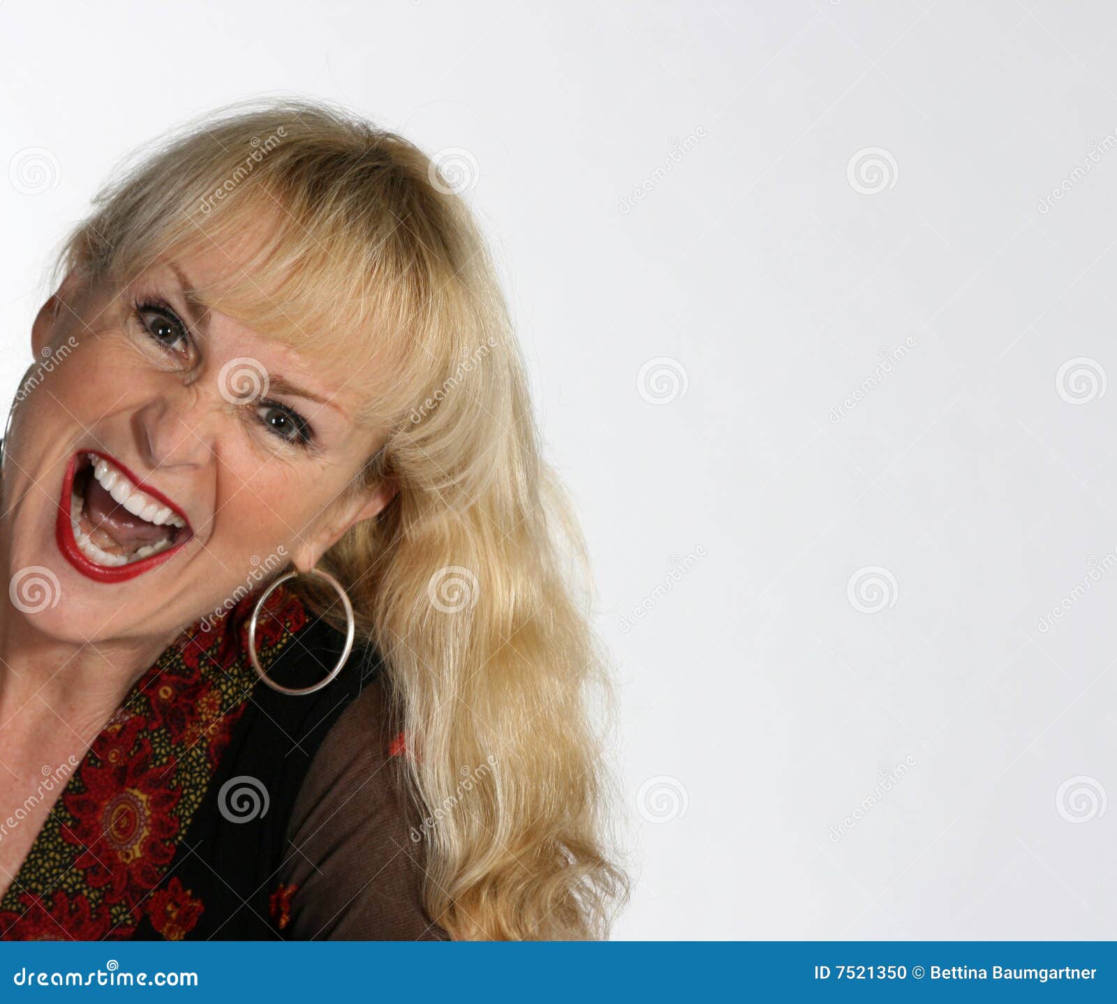 Screaming out loud stock photo. Image of emotion, good - 7521350