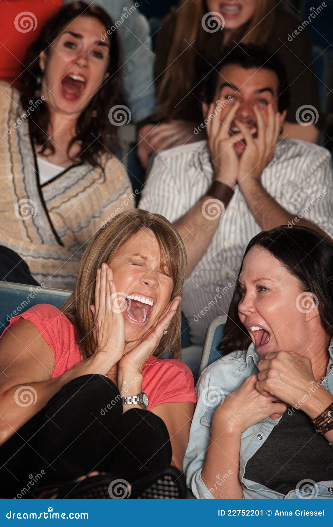 Screaming People stock image. Image of chairs, audience - 22752201