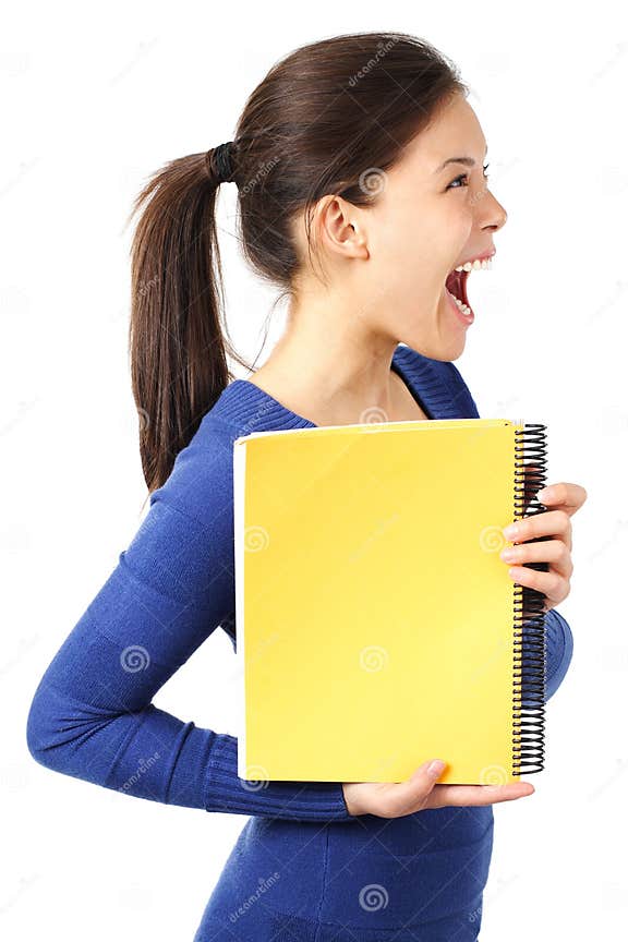 Screaming sign stock image. Image of holding, businesswoman - 10044597