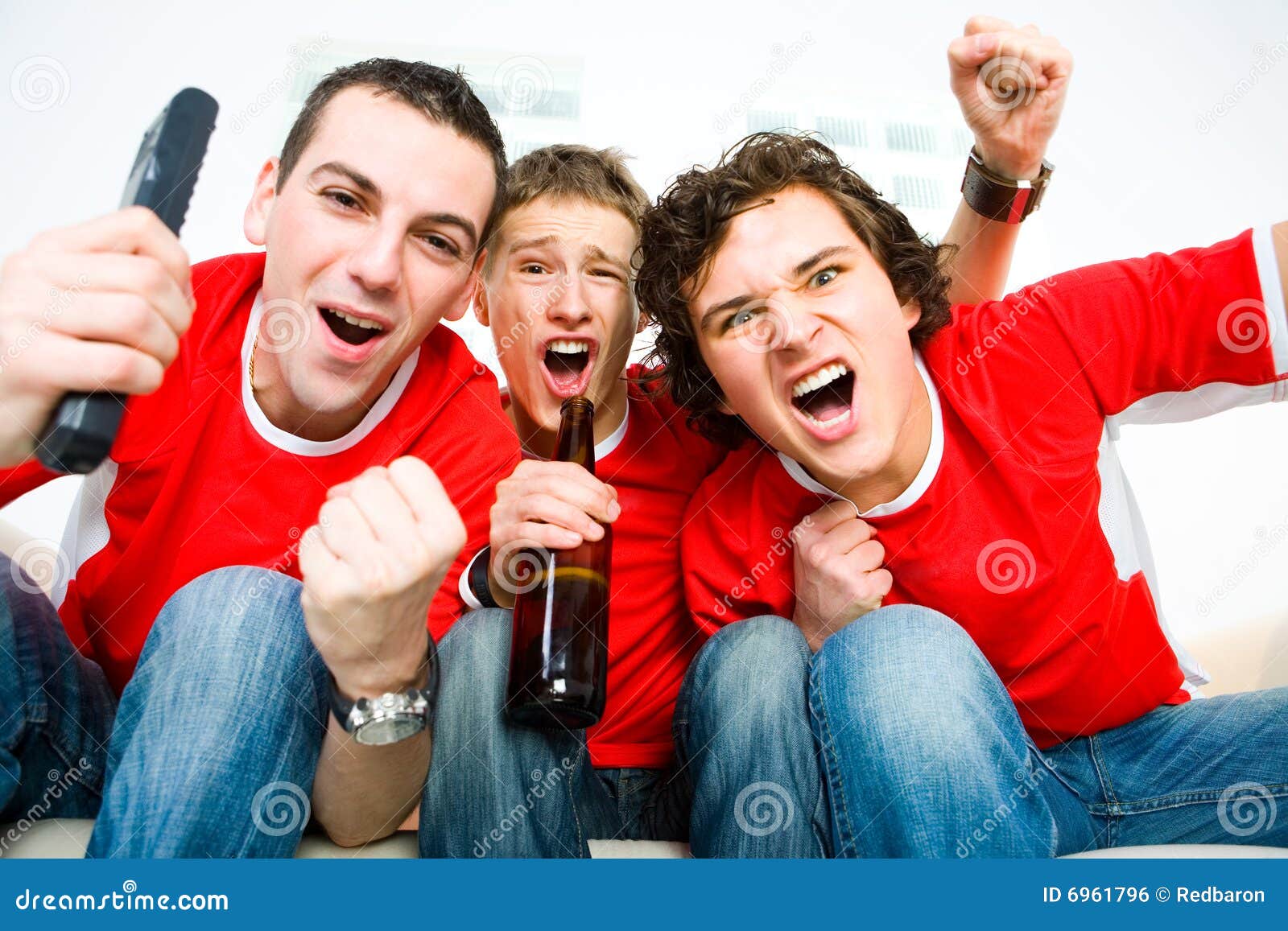 Screaming sport fan stock photo. Image of amuse, leisure - 6961796