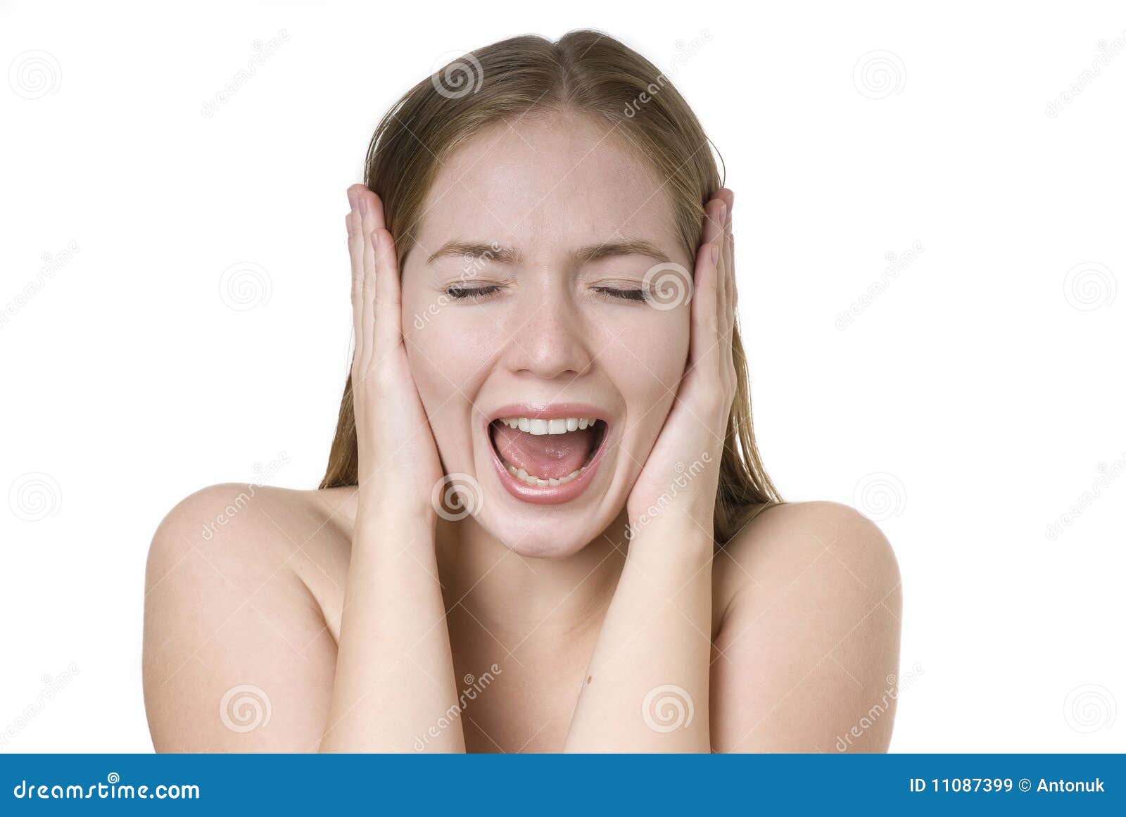 Screaming woman stock image. Image of natural, open, crazy - 11087399
