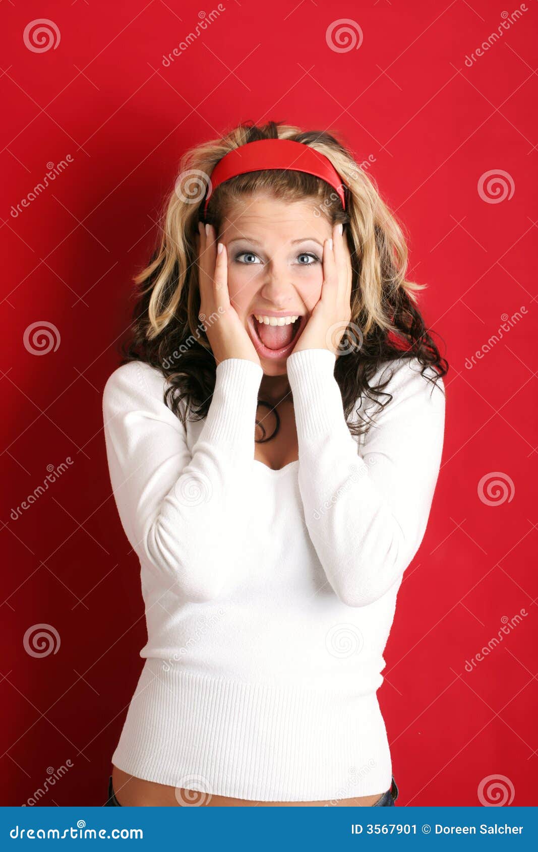 Screaming woman stock image. Image of expressions, scream - 3567901