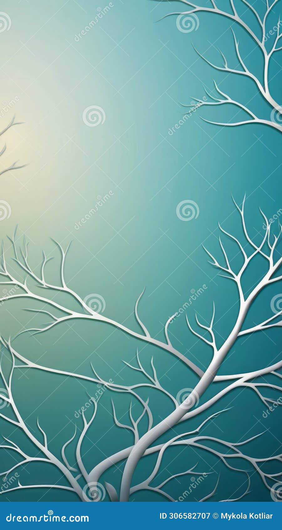 Screen Background from Branched Shapes and Silver Stock Image - Image ...