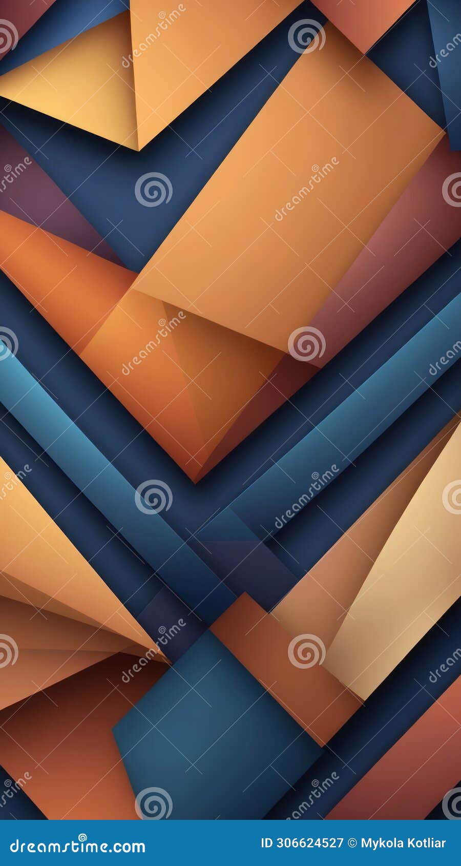 Screen Background from Multilobed Shapes and Navy Stock Image - Image ...