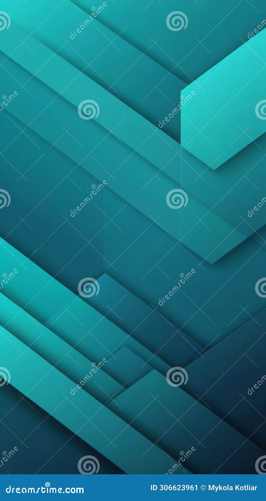 Screen Background from Rectilinear Shapes and Teal Stock Image - Image ...
