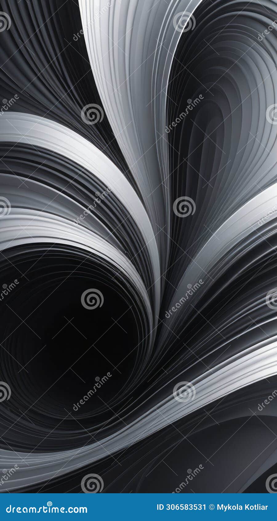Screen Background from Vortex Shapes and Silver Stock Image - Image of ...