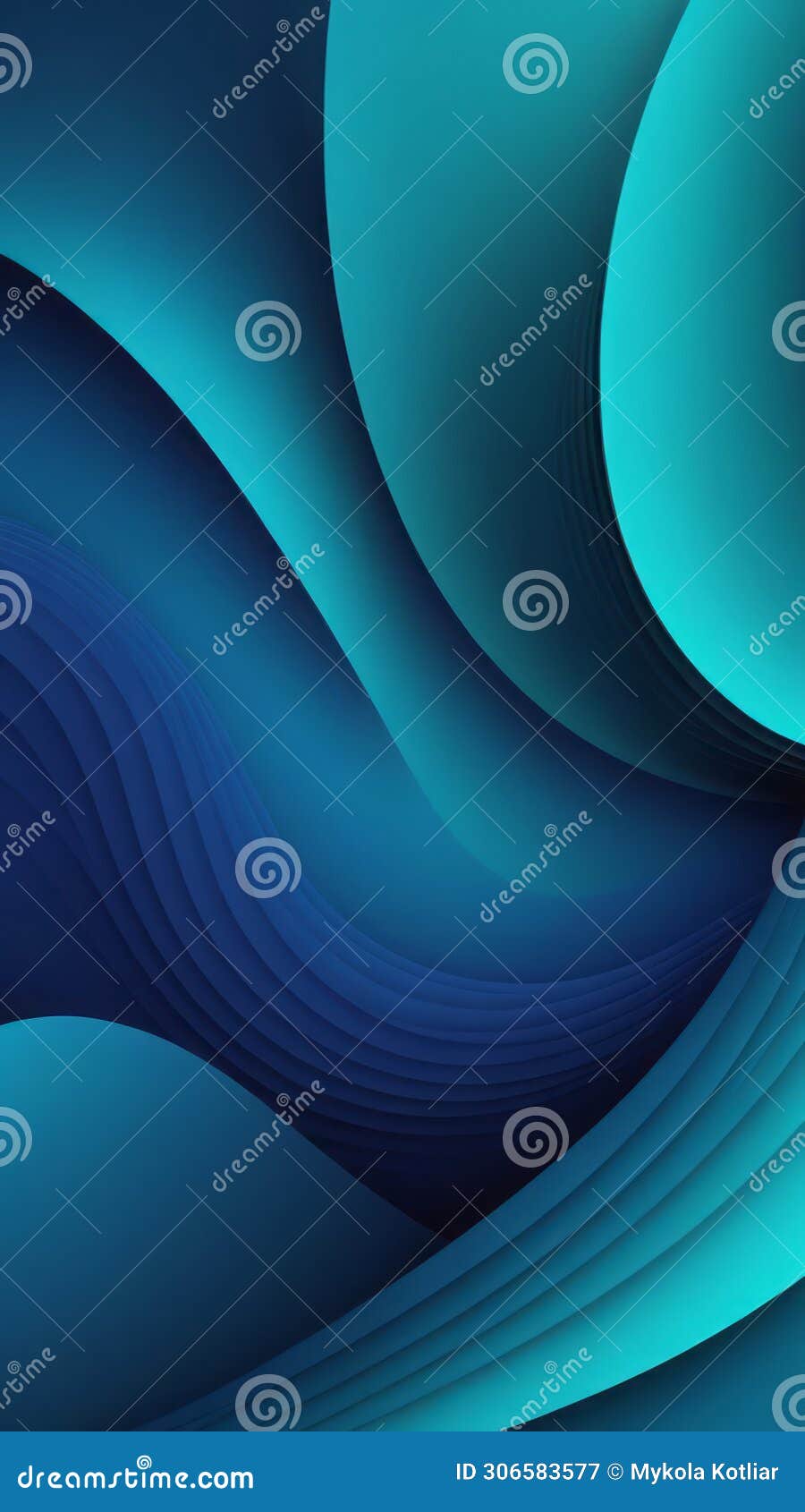Screen Background from Warped Shapes and Teal Stock Image - Image of ...