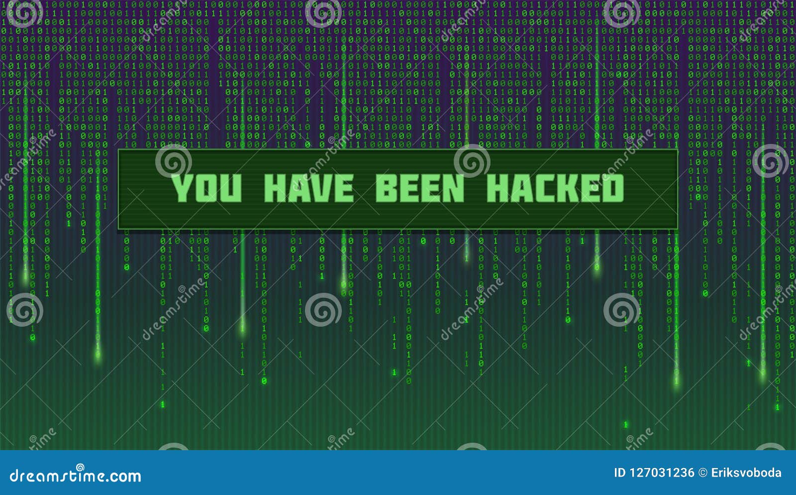 Screen With Binary Computer Code Code Listing Like In Matrix With 1964