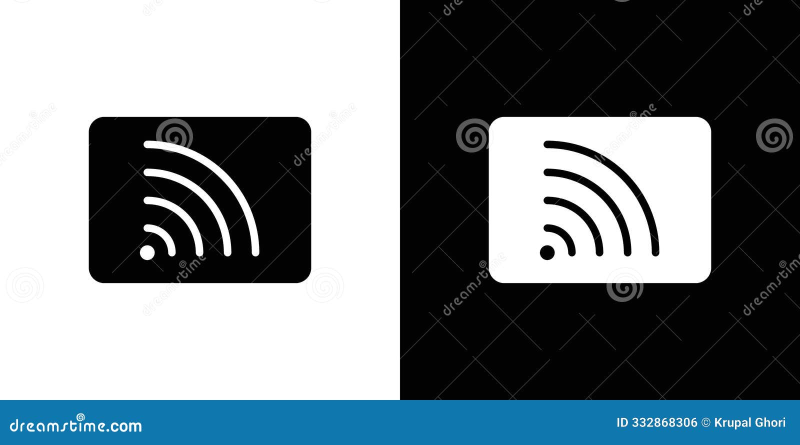 Screen Cast Logo Sign Set Vector Outline | CartoonDealer.com #329969026
