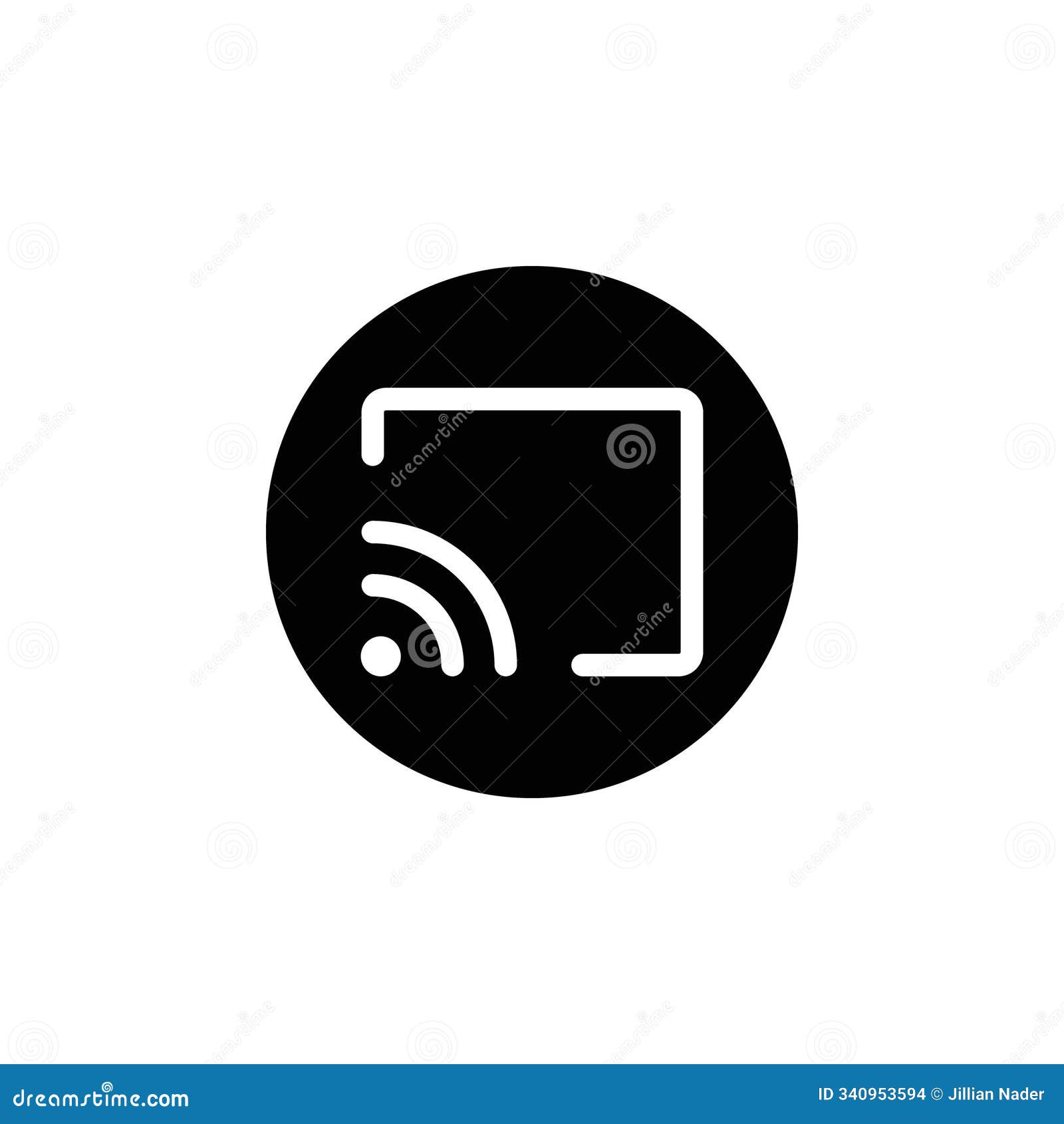 Screen Cast Logo Sign Set Vector Outline | CartoonDealer.com #329969026