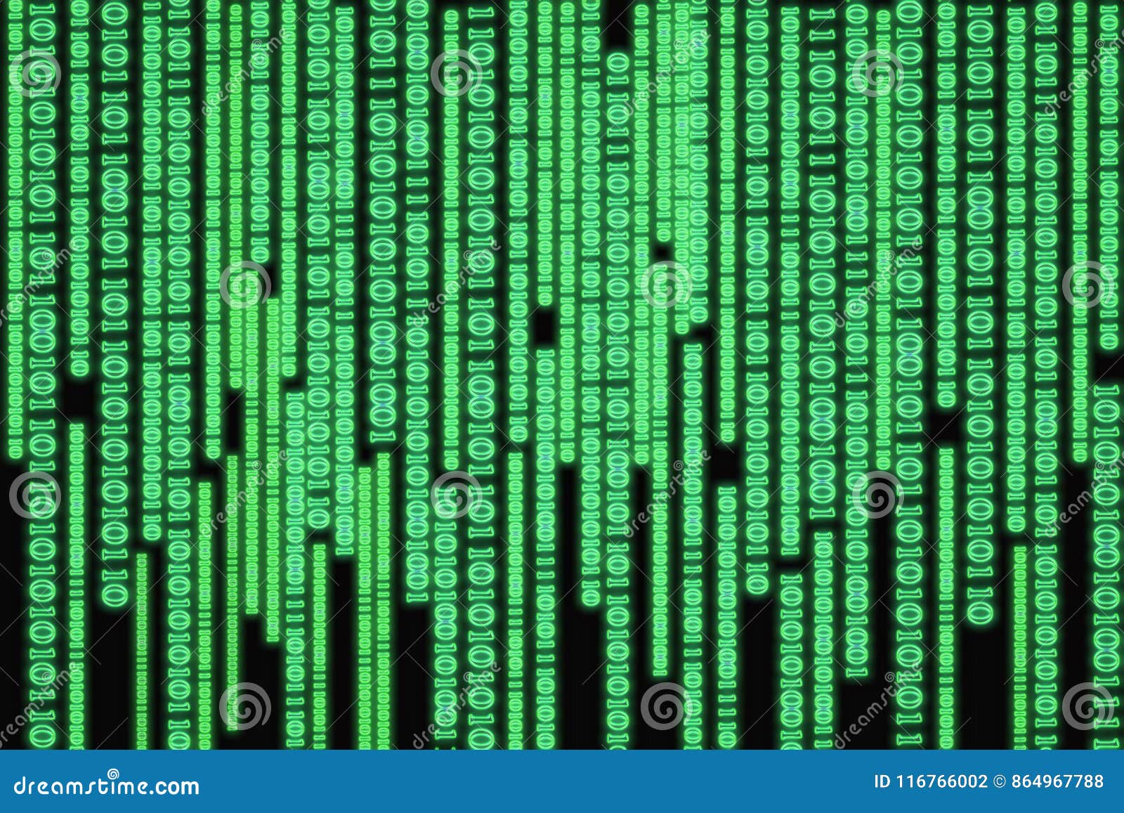 Computer Binary Data Flow Graph Stock Illustration - Illustration of ...