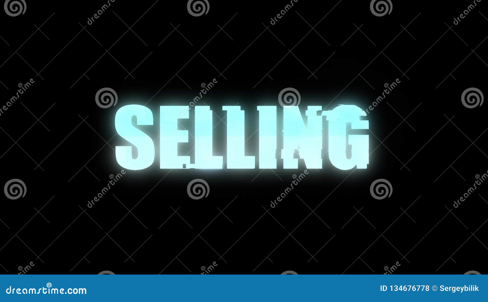 Cool Glitch SELLING Text Animation Background Logo Seamless Loop New ...