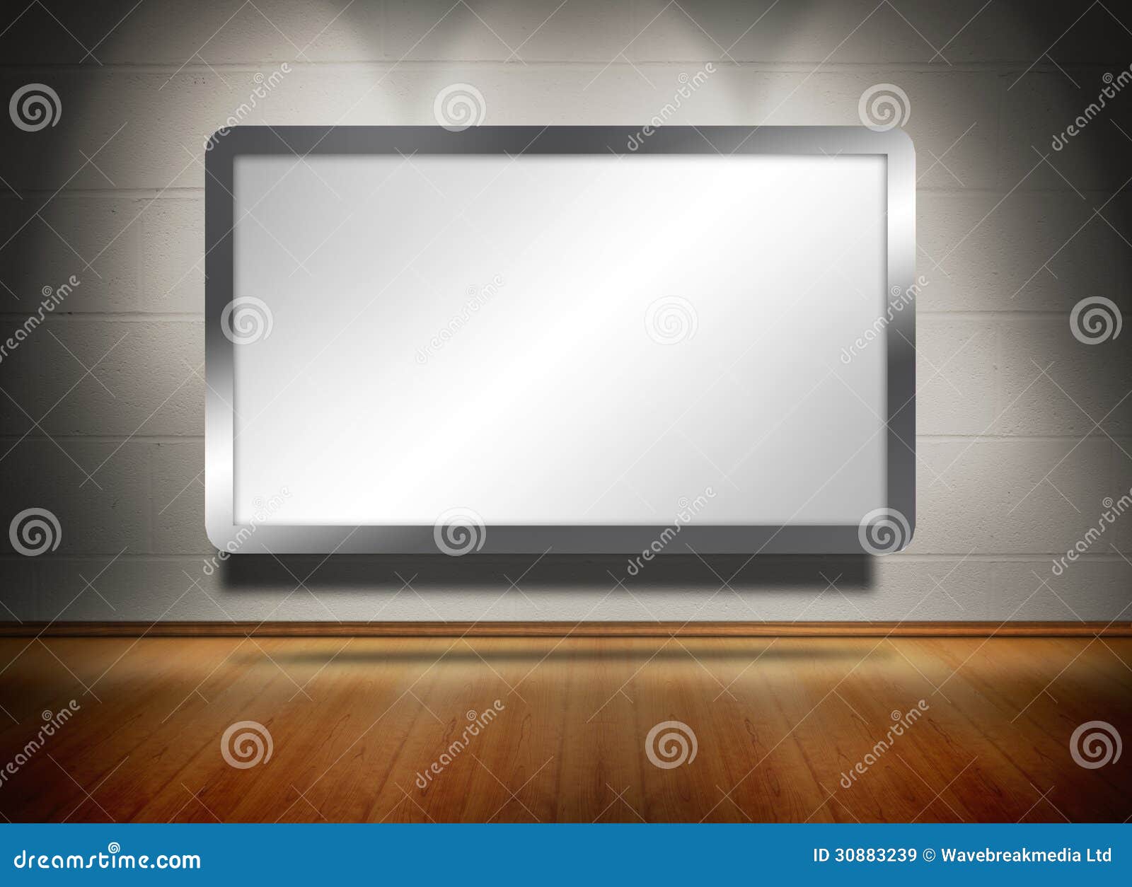 Screen Exposed Under Spotlights Stock Illustration - Illustration of ...