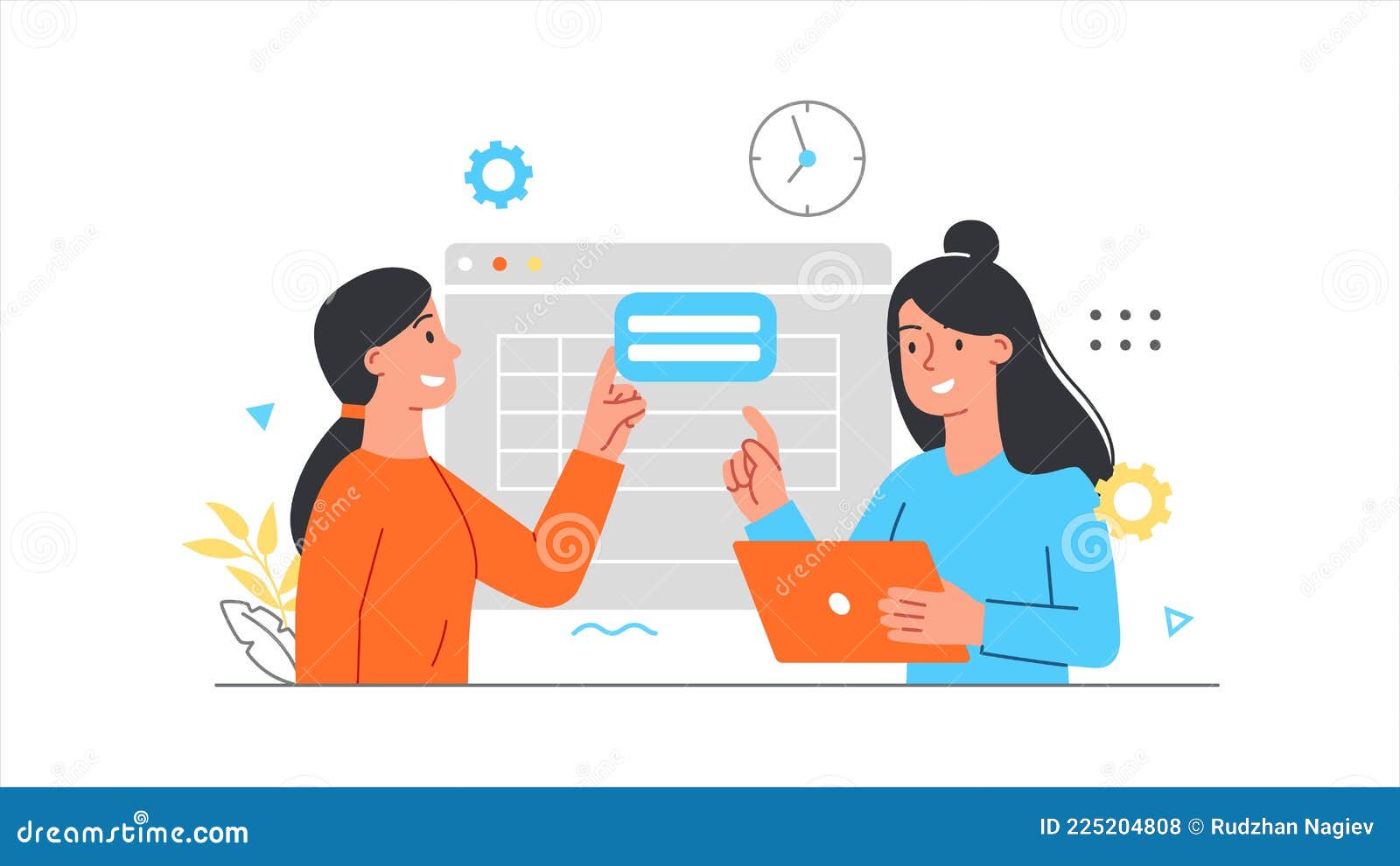 Screen interface concept stock vector. Illustration of square - 225204808