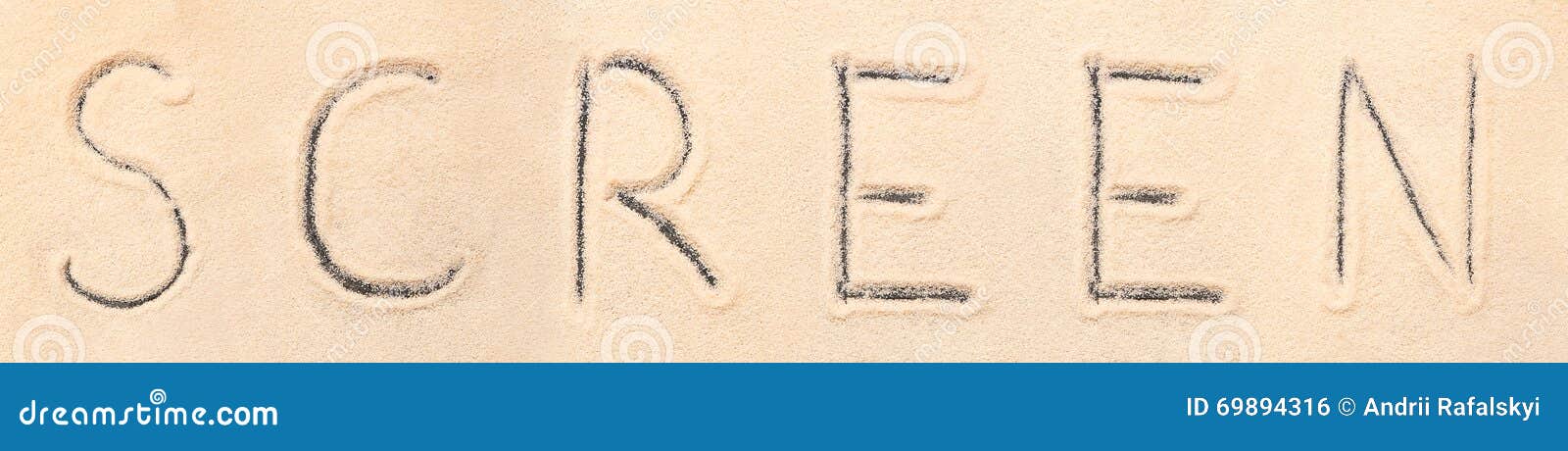 Screen Lettering Drawn Sand Stock Photos - Free & Royalty-Free Stock ...