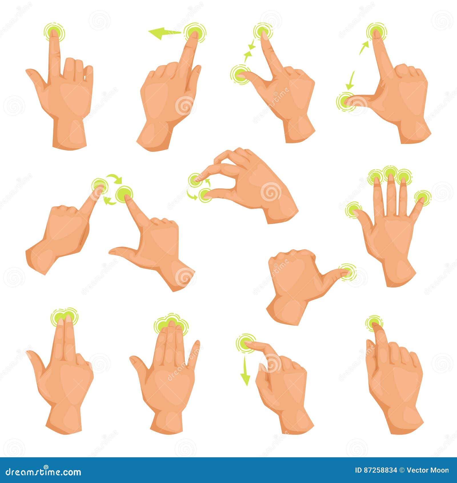 Screen Mobile Gadget Motion Fingers Gestures Tap and Hand Touch Phone ... Screen Mobile Gadget Motion Fingers Gestures Tap and Hand Touch Phone ...