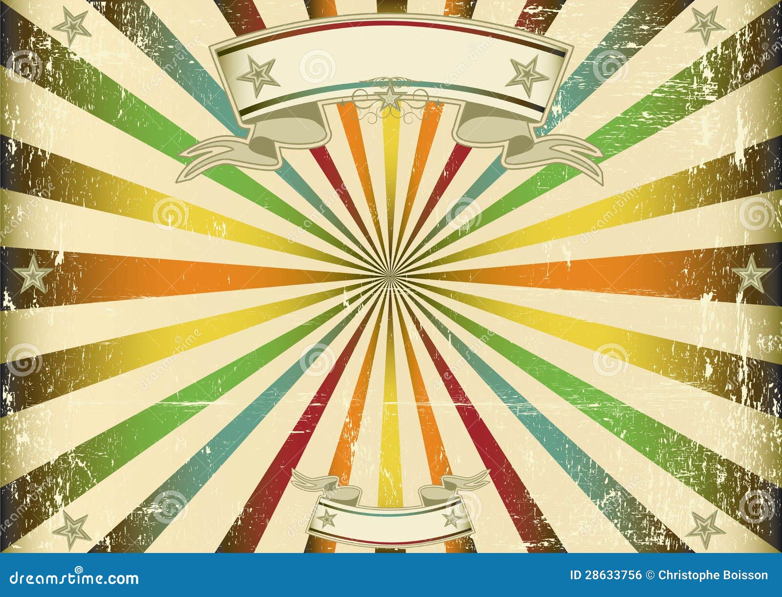 Screen multicolor vintage. stock illustration. Illustration of ...