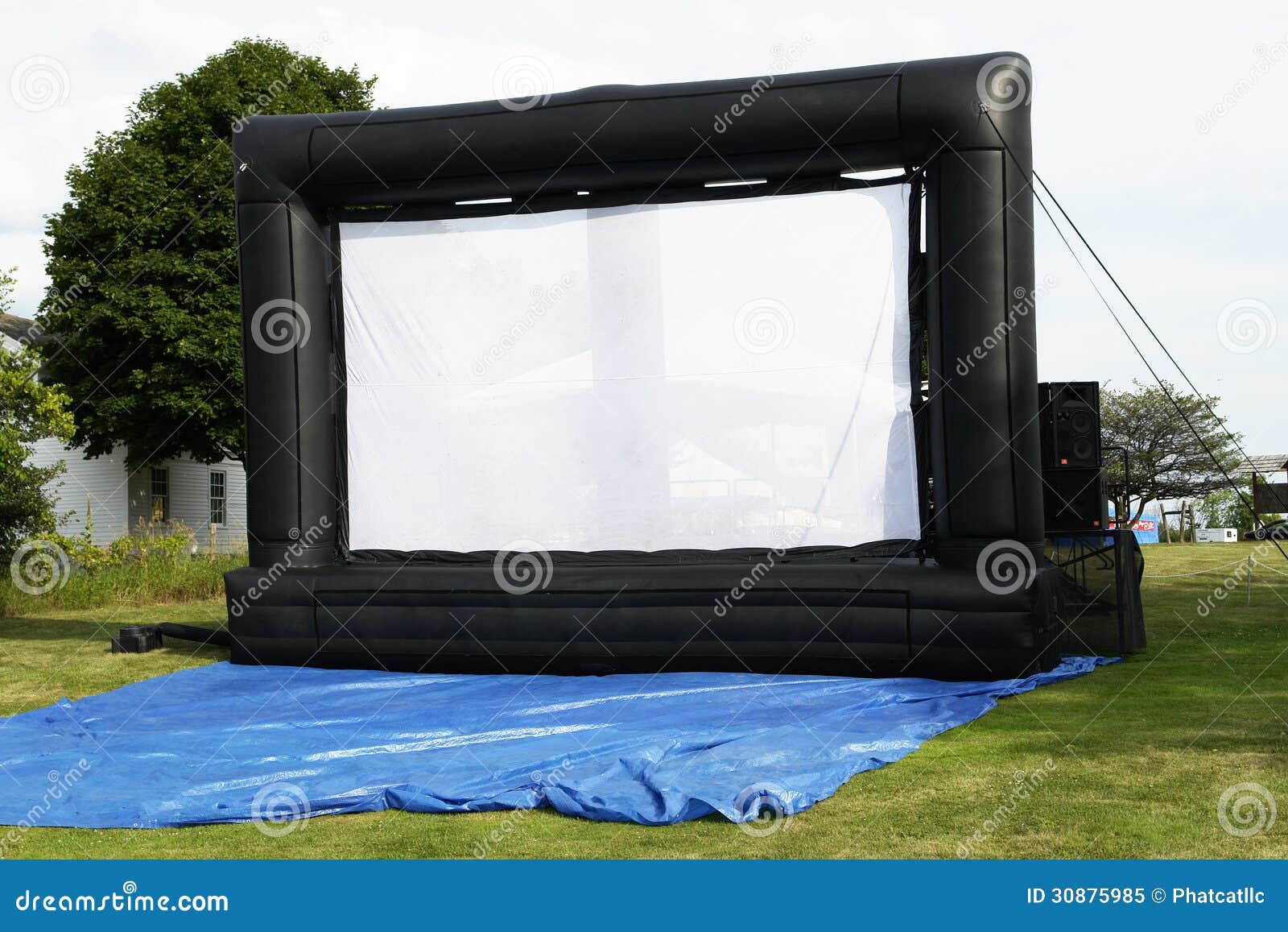 Screen stock image. Image of screen, support, tarp, outdoor - 30875985