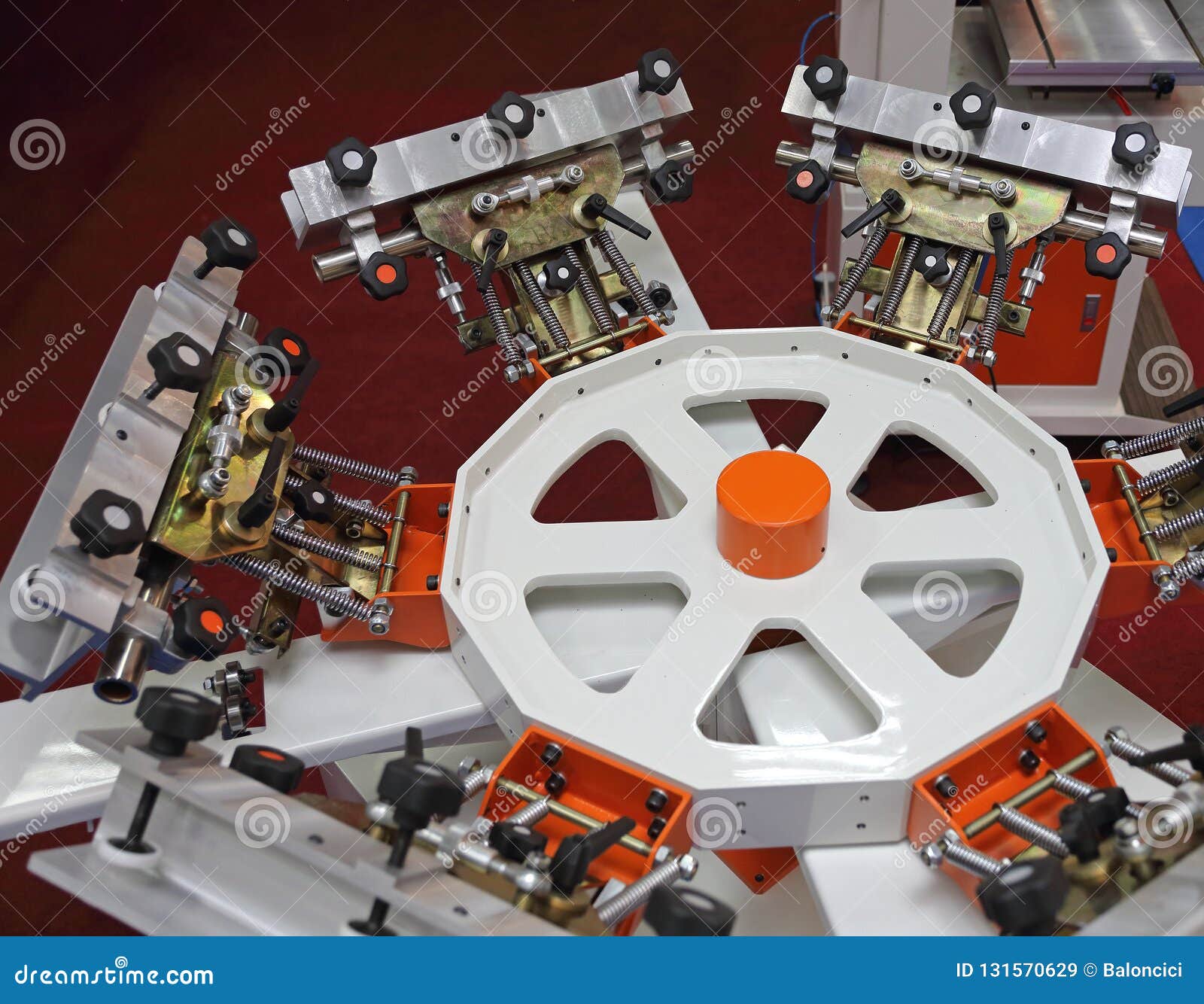 Screen Print Carousel stock image. Image of printing - 131570629