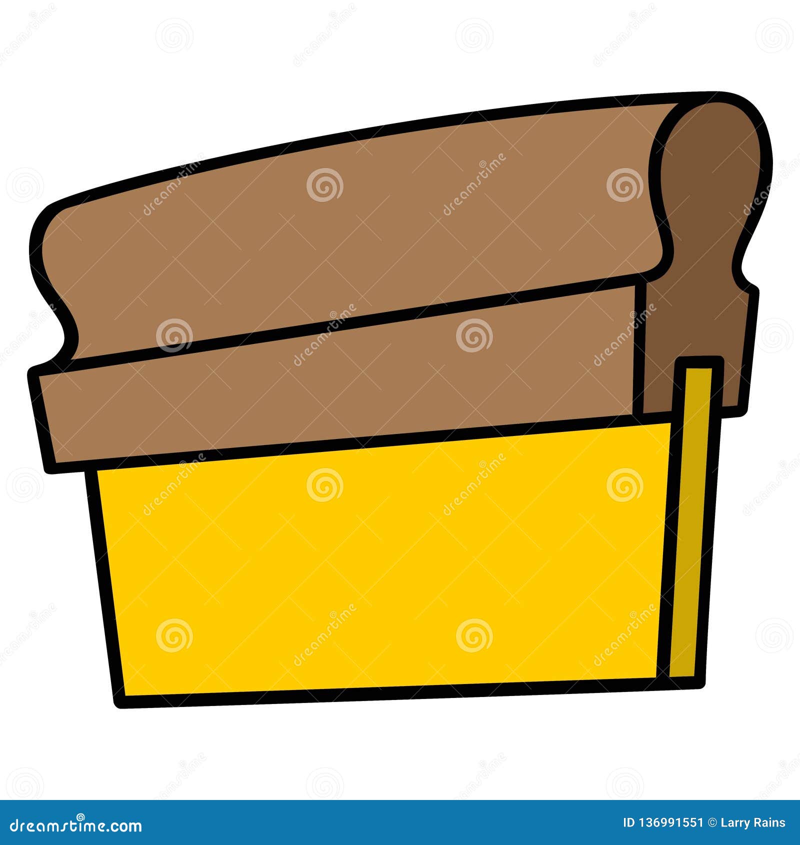 Screen Printing Squeegee stock vector. Illustration of screen - 136991551