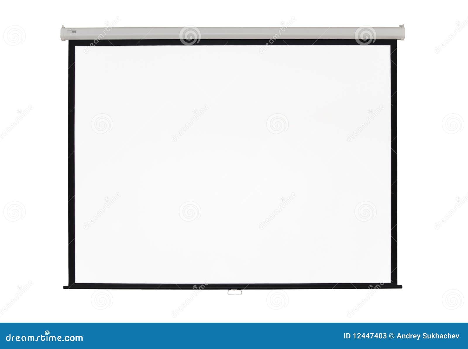Screen projector stock image. Image of white, cinema - 12447403