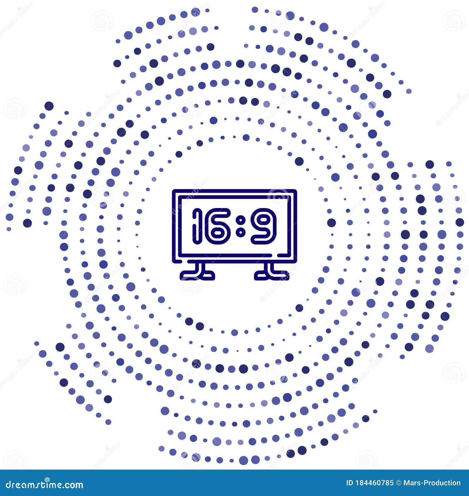 Screen Ratio Vector Icon. Screen Ratio Editable Stroke Stock Vector ...