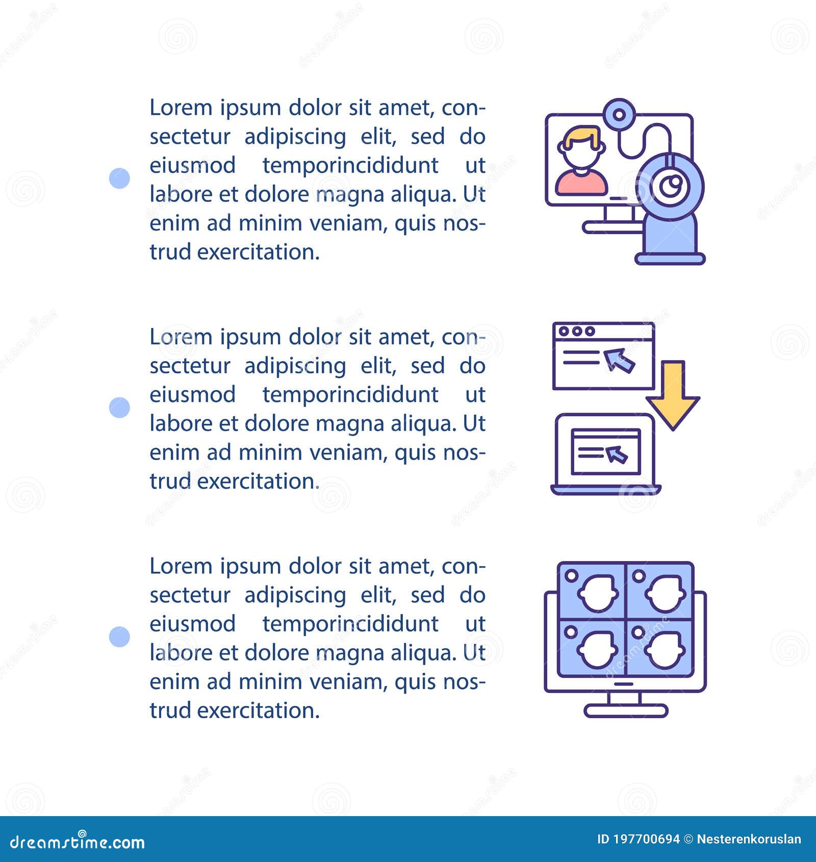 Screen Sharing Software Concept Icon with Text Stock Vector ...
