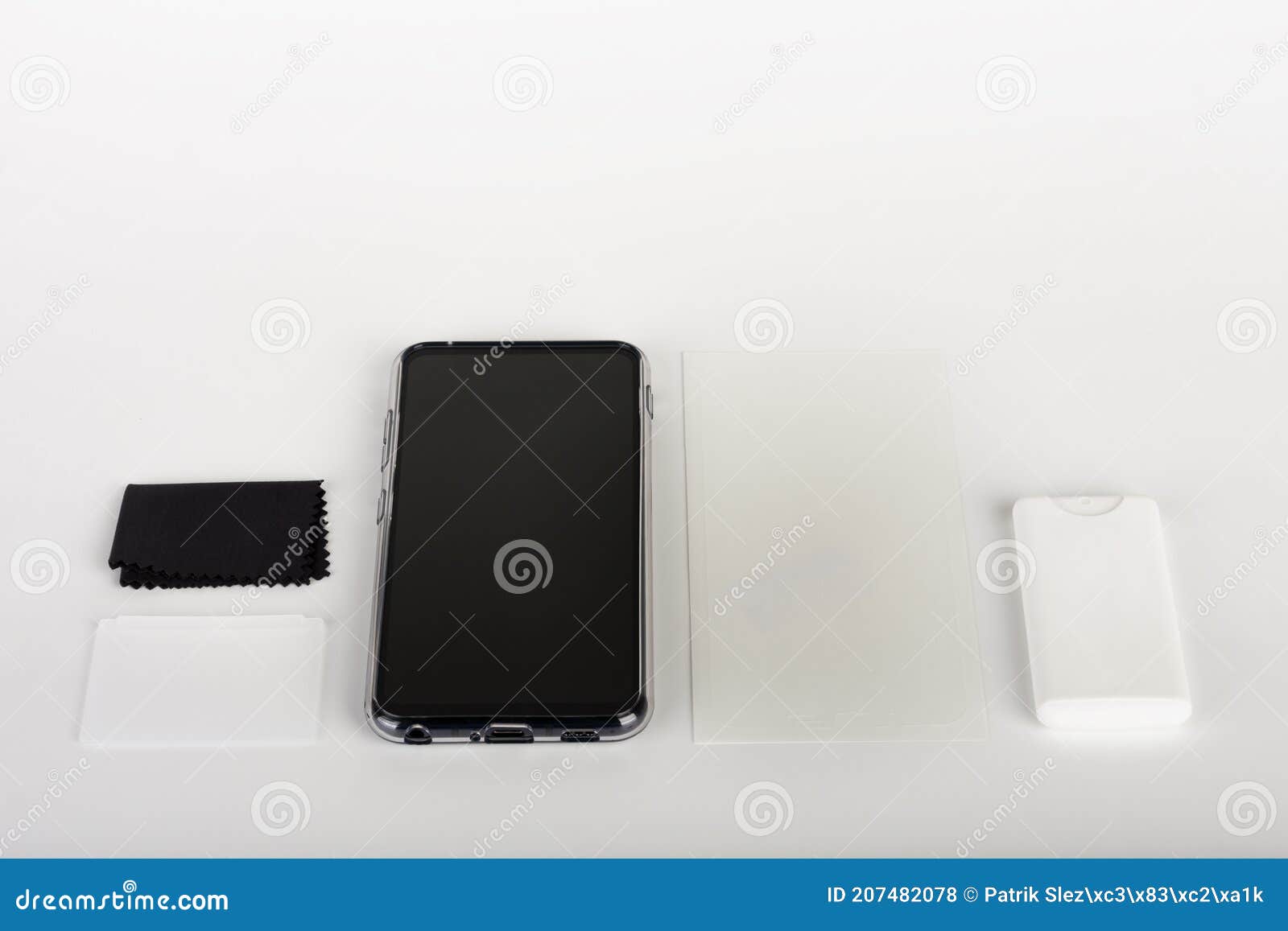 Screen Shield, Touchscreen Smartphone, Spray with Application Liquid ...