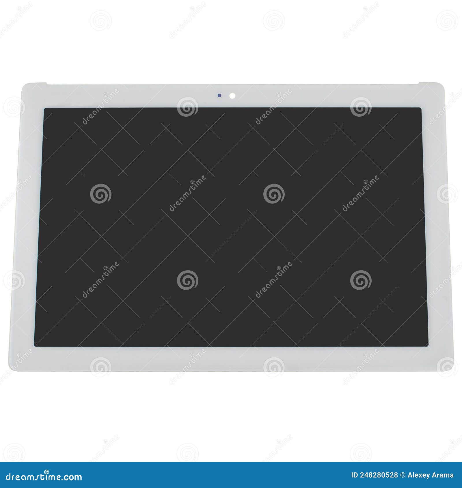 Screen for a Tablet, a Spare Part for a Tablet, on a White Background ...