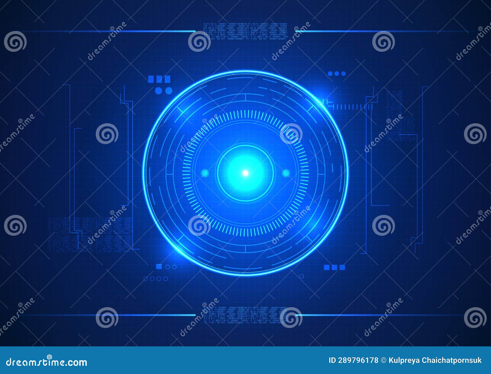 Screen Technology the Circle in the Center Has a Gradient Overlay with ...