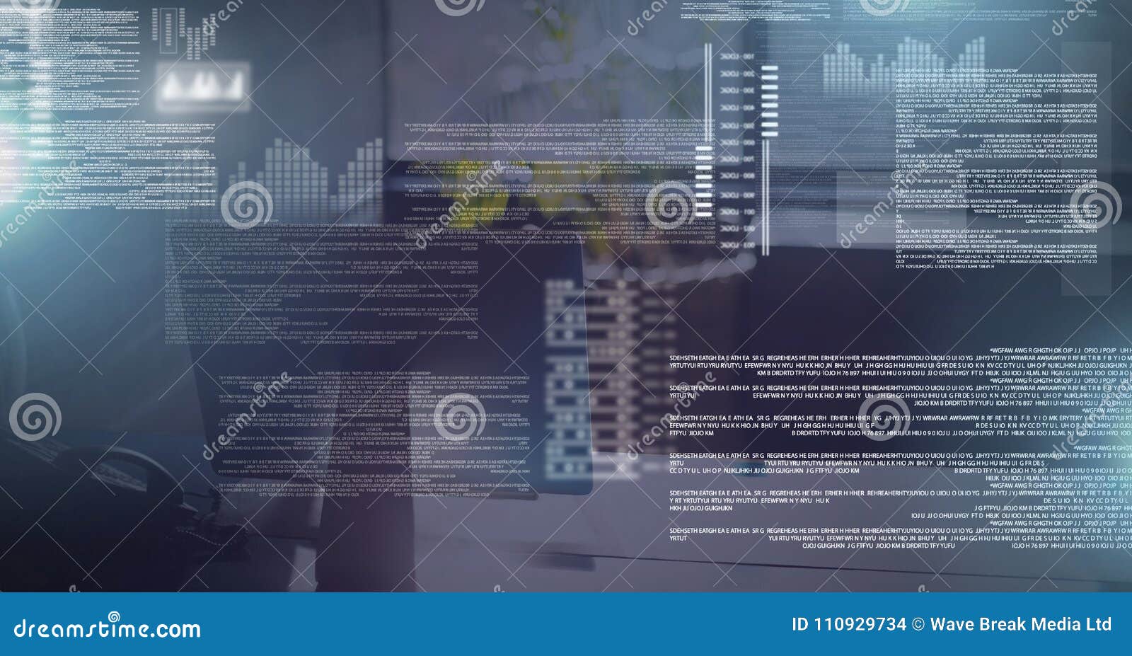 Screen text interface stock illustration. Illustration of desk - 110929734