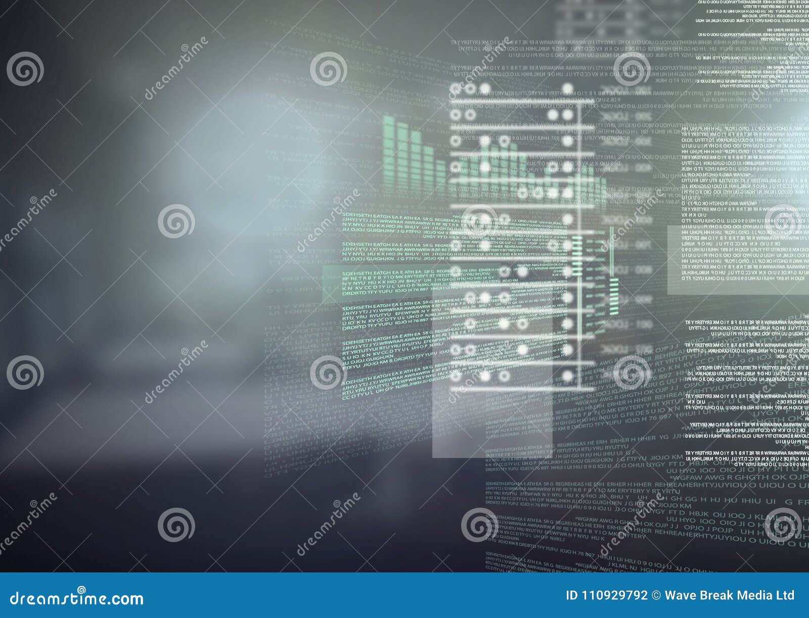 Screen text interface stock illustration. Illustration of frame - 110929792