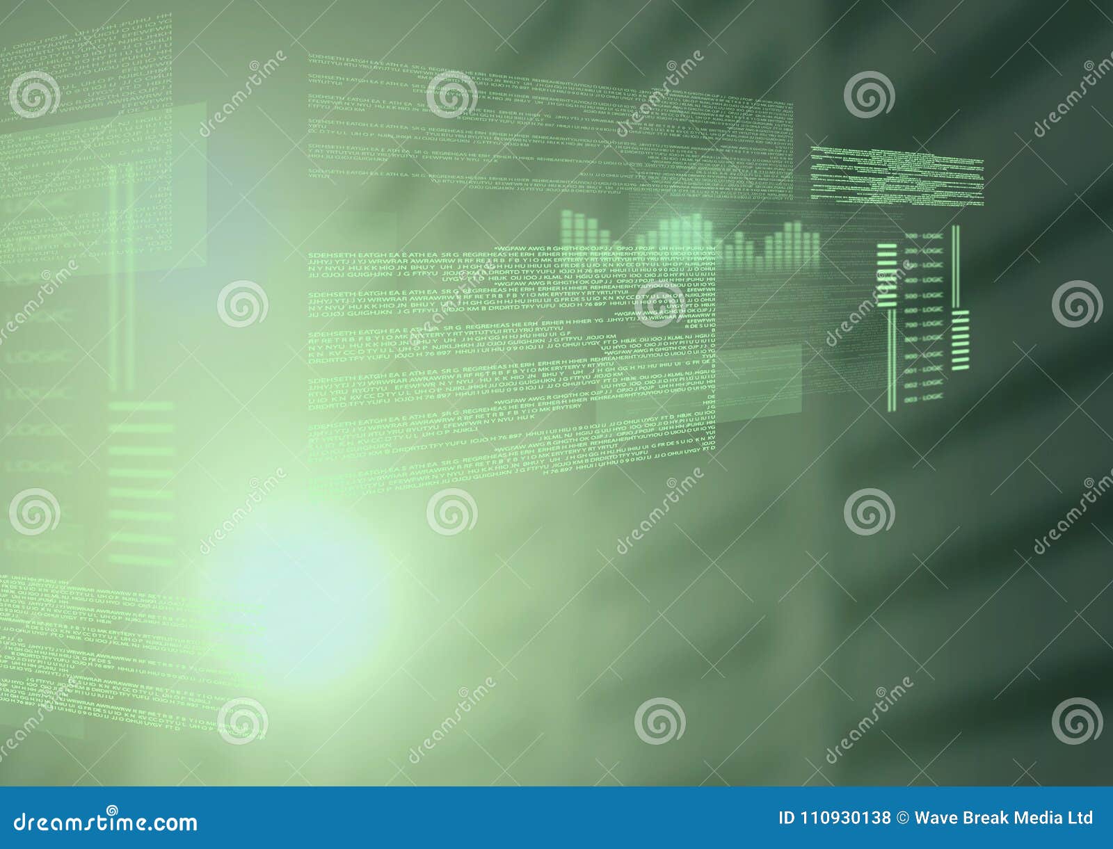 Screen text interface stock illustration. Illustration of communicating ...