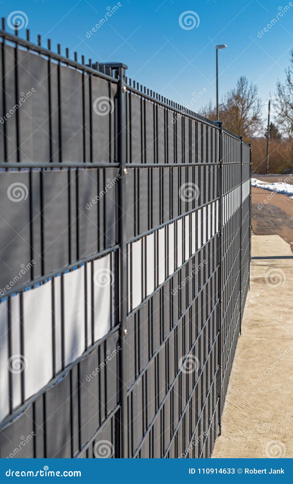 Screen wall modern style stock image. Image of street - 110914633