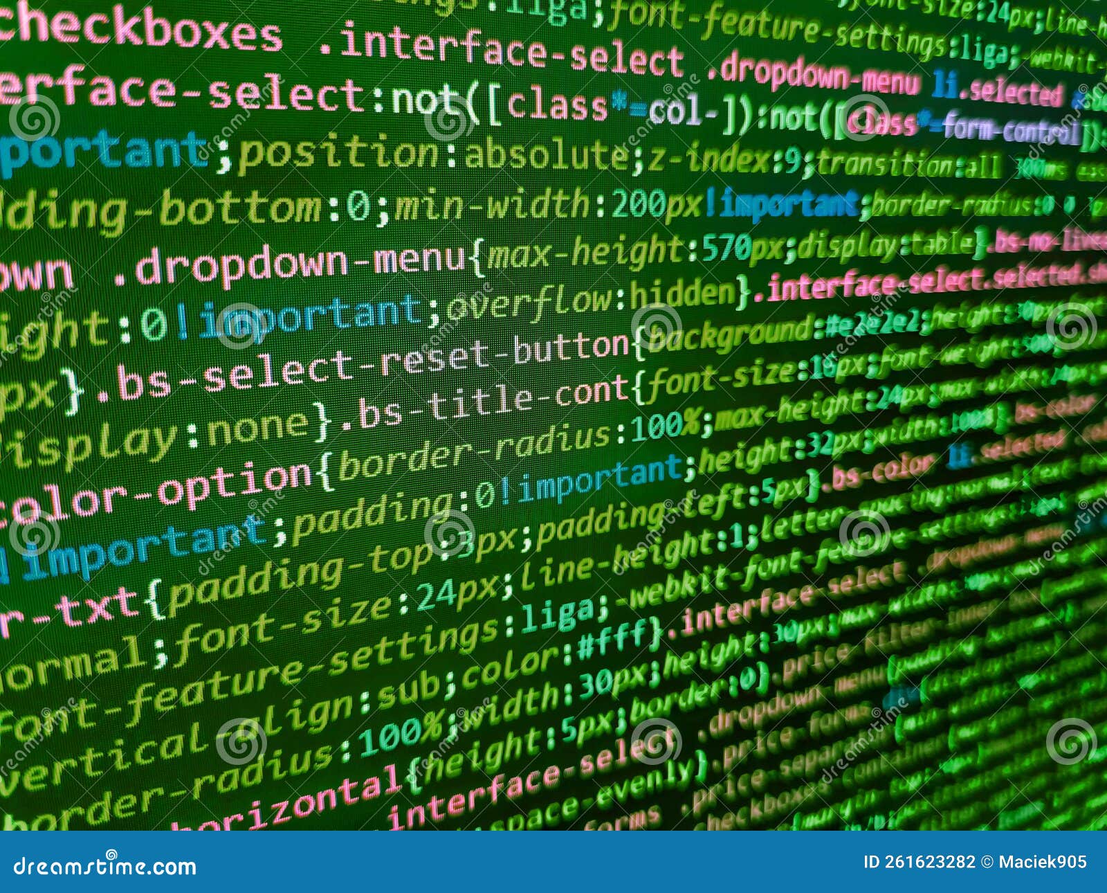 Lines Of Html Code Visible. Coding Programmer Abstract Background ... Lines Of Html Code Visible. Coding Programmer Abstract Background ...