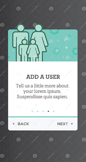 Screen Windows for Mobile UI and UX Interface and Experience Design ...