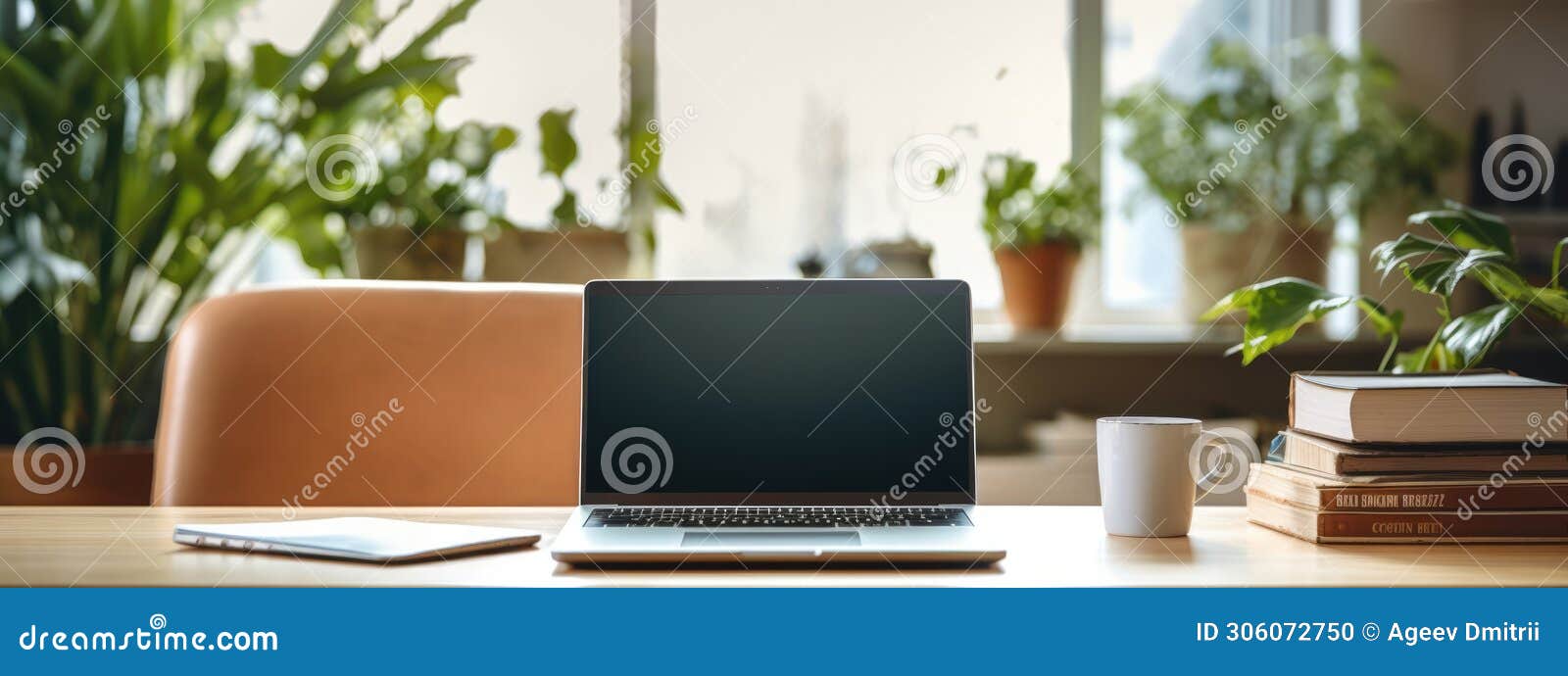 Screen Workspace Desk Workplace Work Laptop Table Office Modern ...