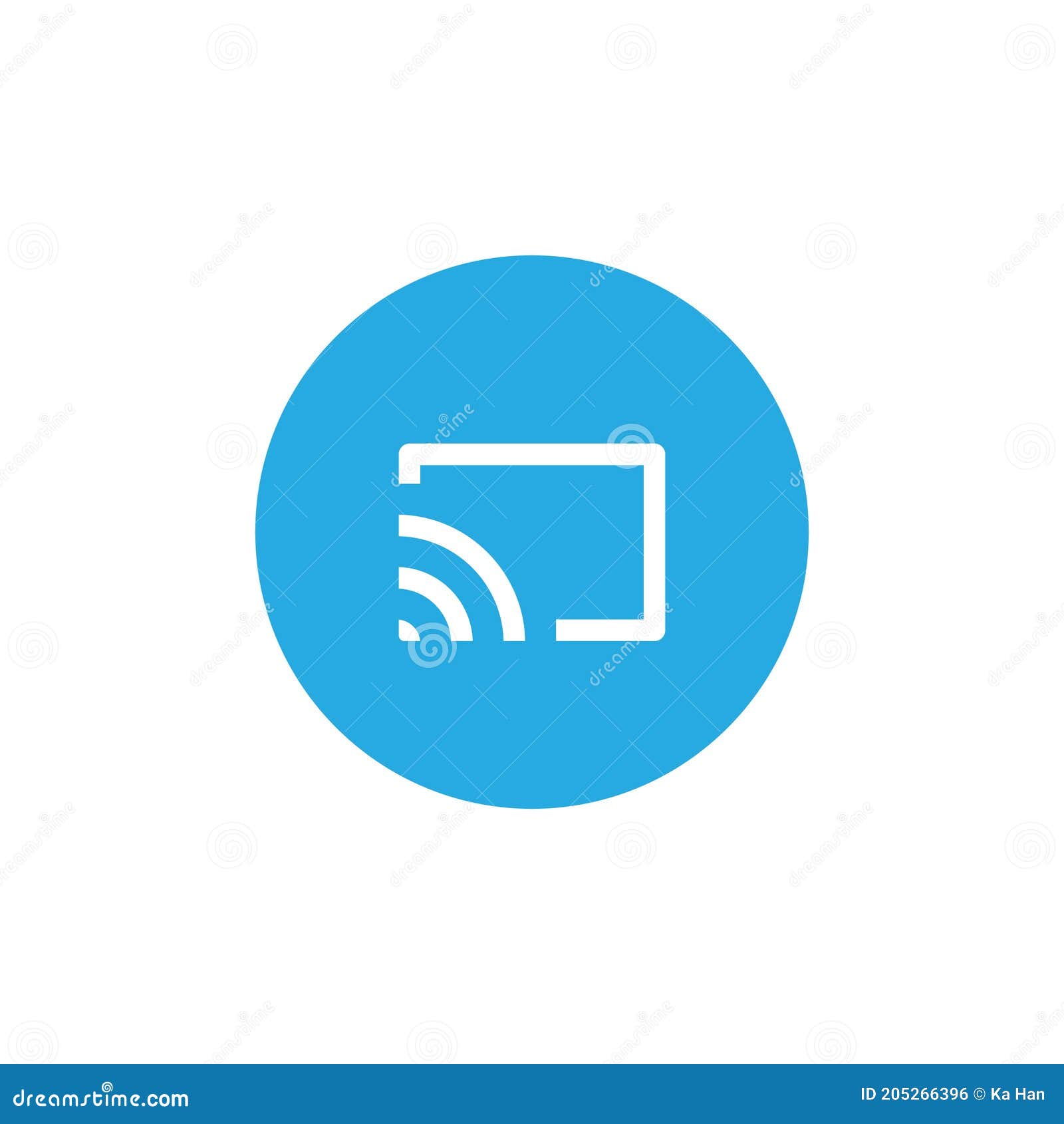 Screencast Icon Vector in Flat Style. Cast Symbol Illustration Stock ... Screencast Icon Vector in Flat Style. Cast Symbol Illustration Stock ...