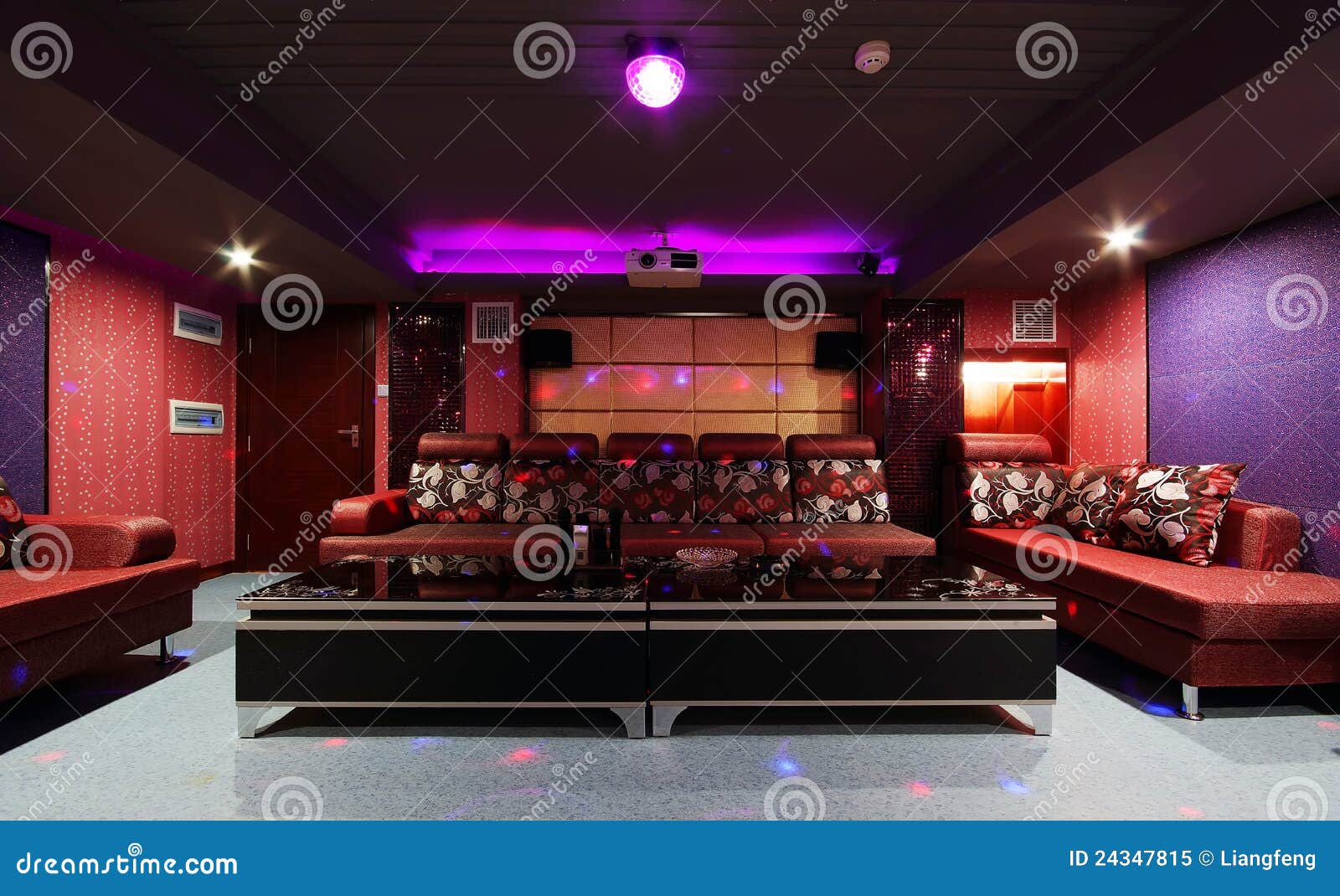 Screening room stock image. Image of home, house, design - 24347815