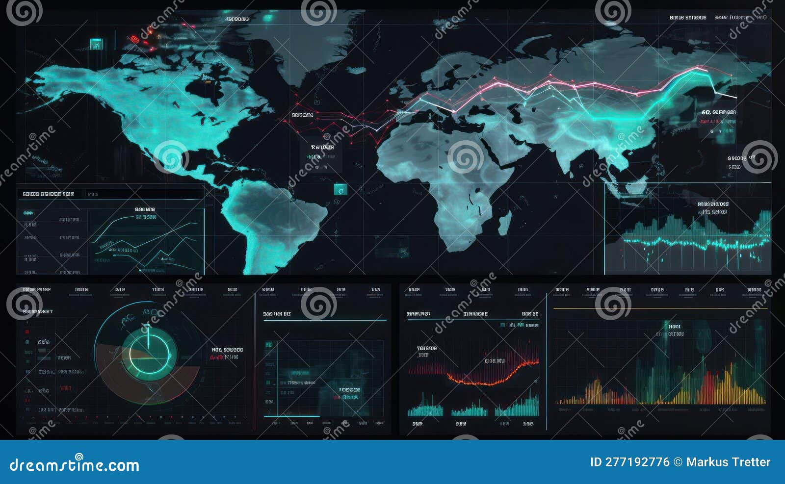 A Screenshot Of A Software Interface With Multiple Data Visualizations Showing How Big Data Can