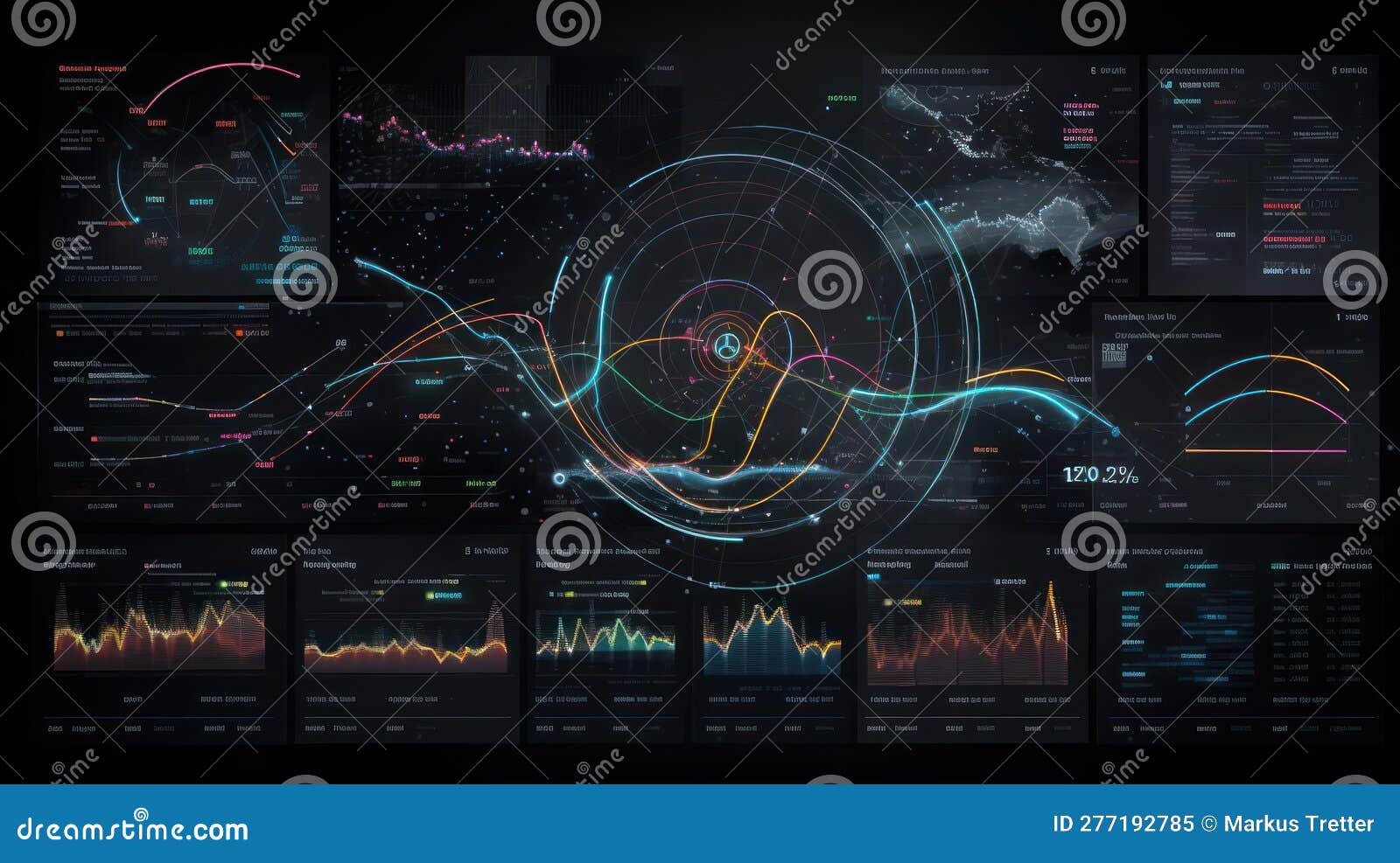 A Screenshot Of A Software Interface With Multiple Data Visualizations Showing How Big Data Can