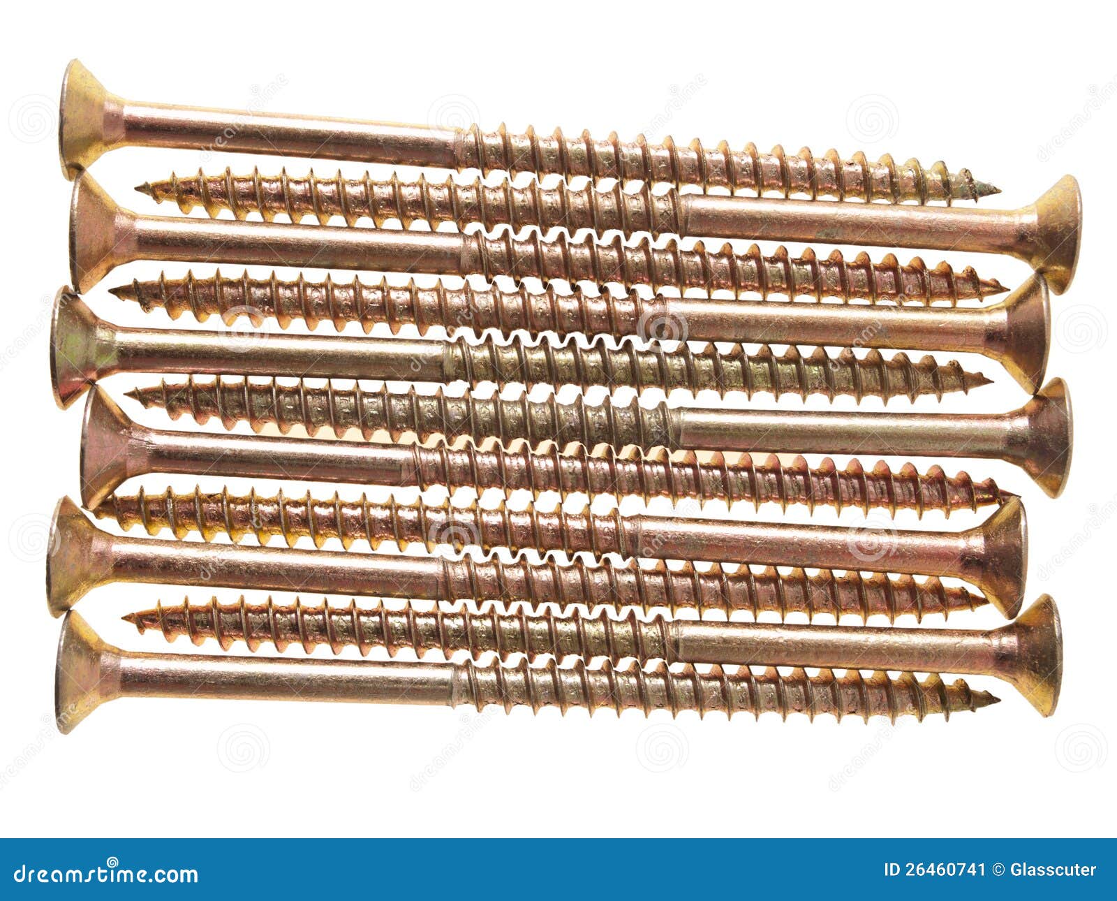 Screw. stock image. Image of metallic, fixings, group - 26460741