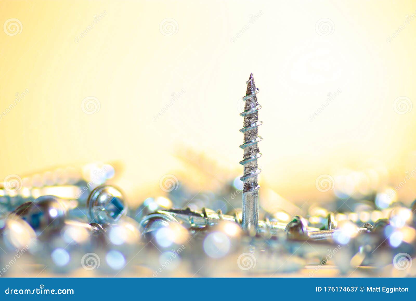 Background stock image. Image of screws, group, closeup - 176174637
