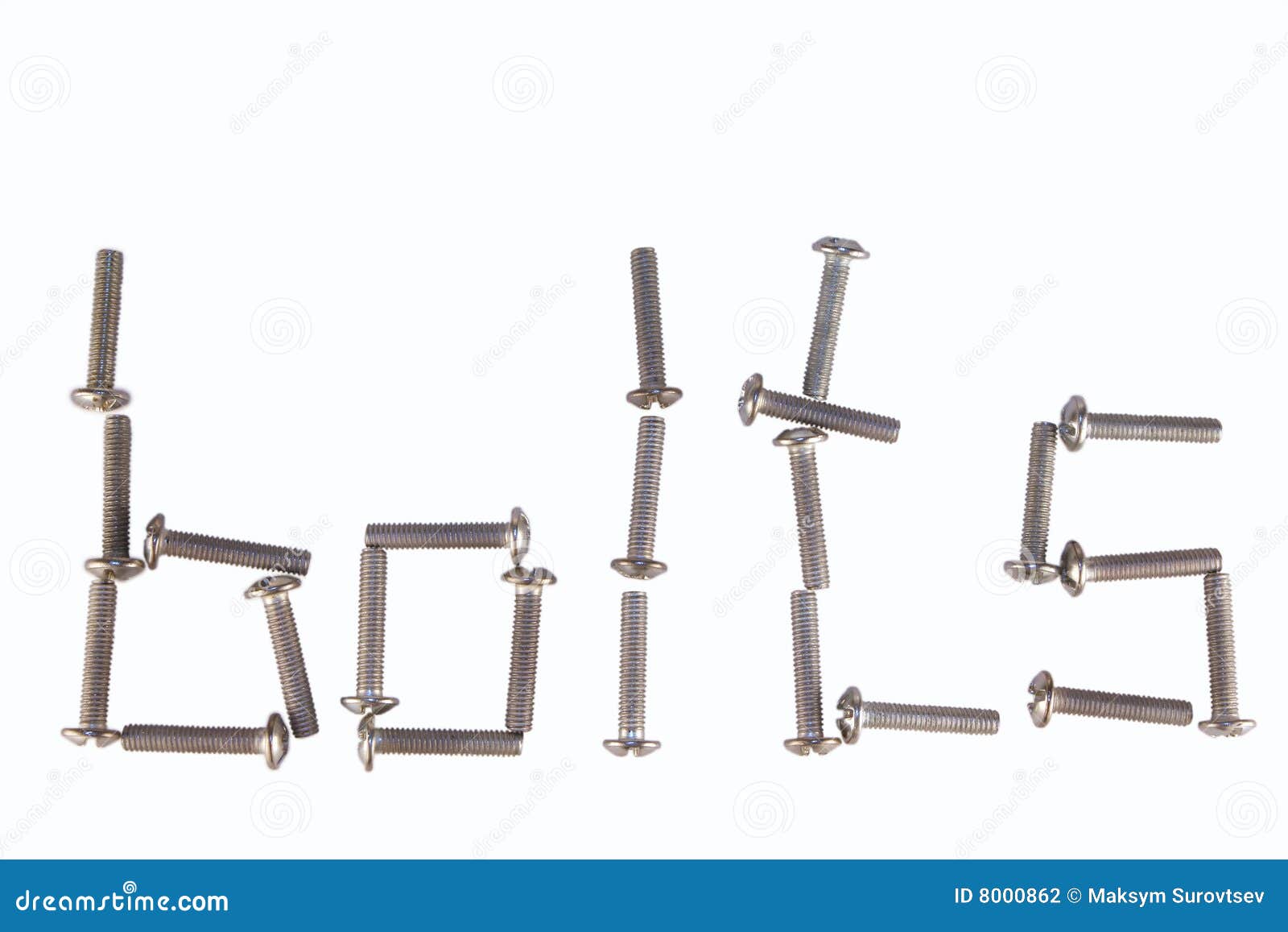 Screw-bolts stock photo. Image of shiny, build, close - 8000862