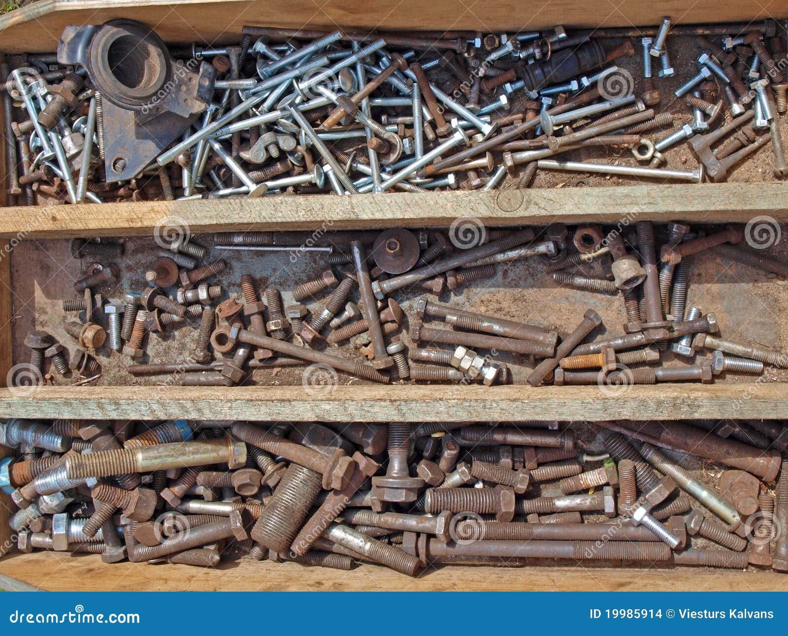 Box stock photo. Image of long, homemade, rusty, thread - 19985914