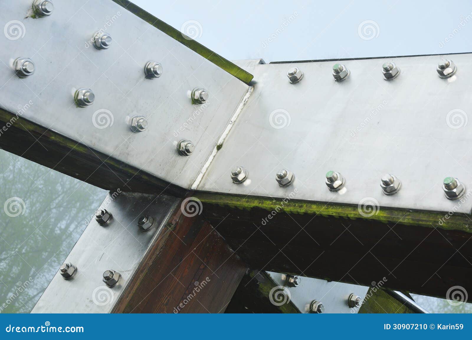 Connection stock photo. Image of macro, bind, steel, flange - 30907210