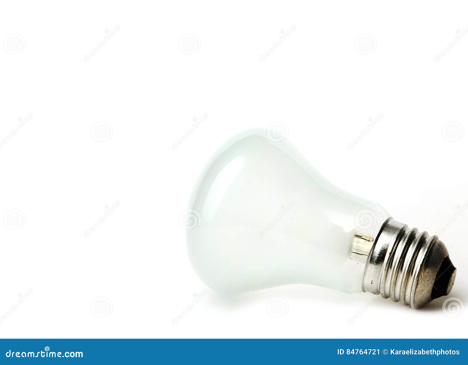 Fitting Light Bulb on a White Background Stock Image - Image of bulb ...
