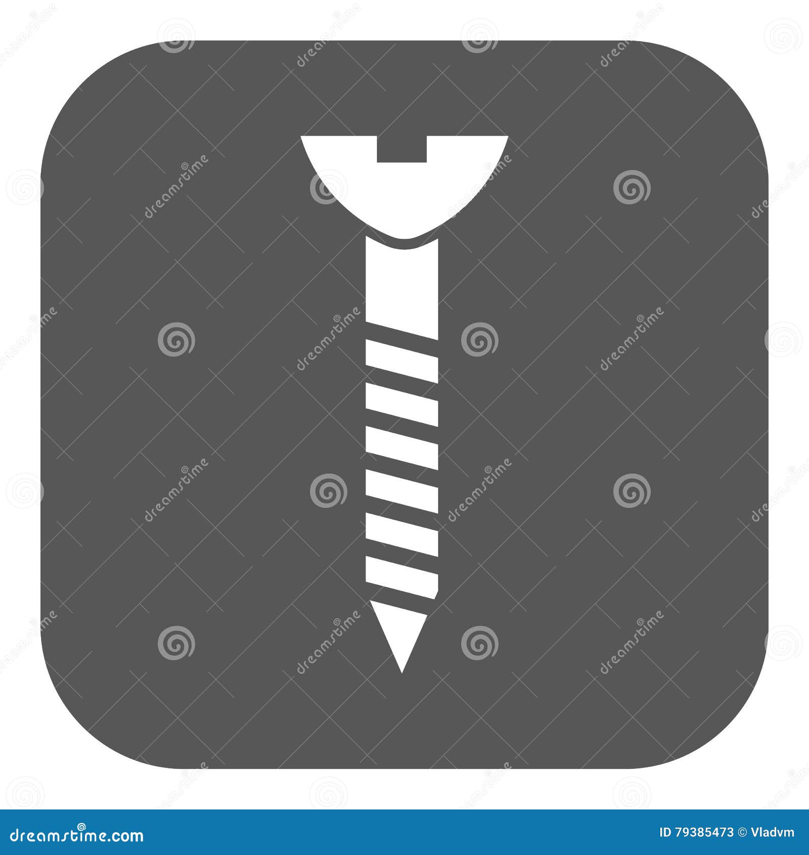 The icon. Bolt symbol stock vector. Illustration of engineering - 79385473